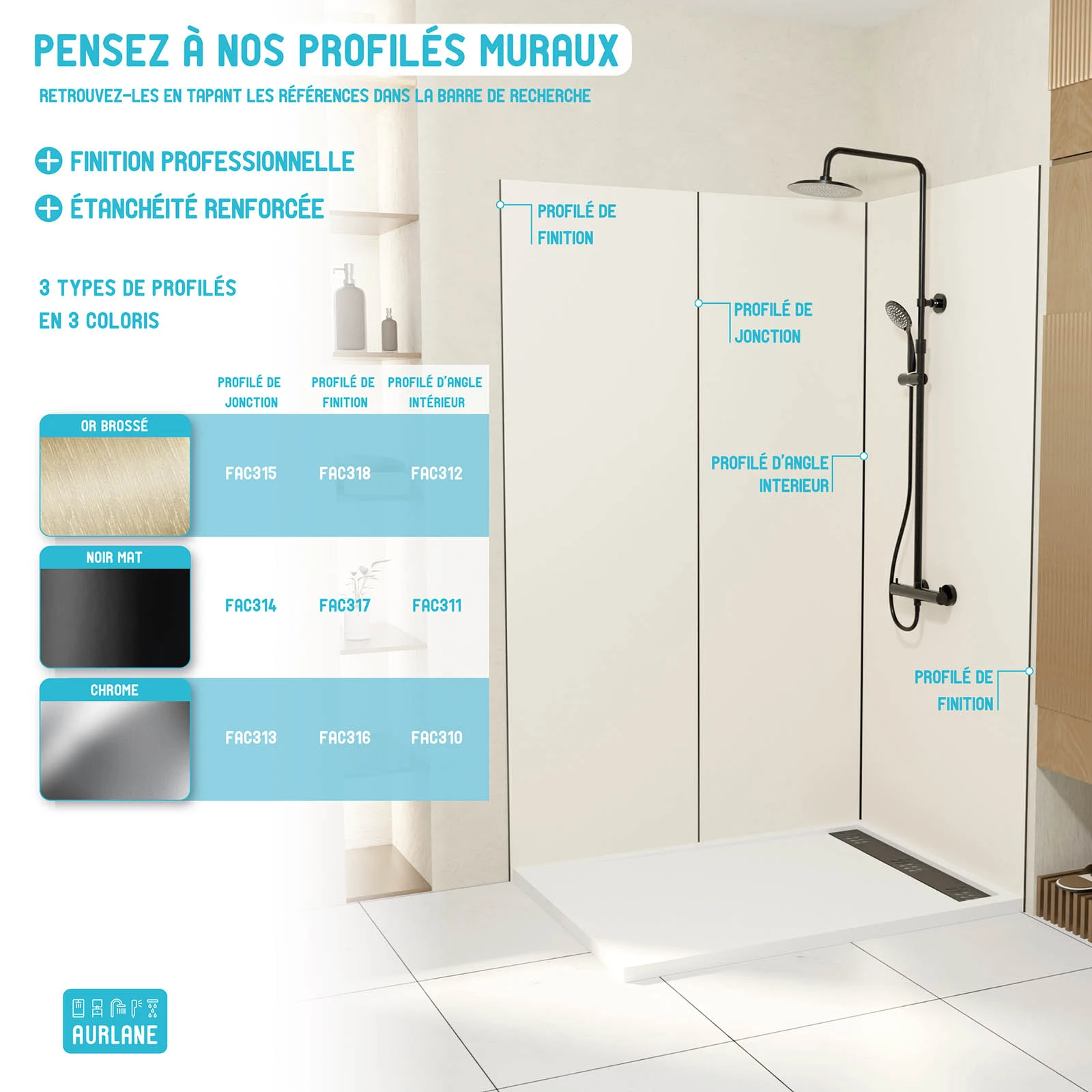 Panneau Mural Pierre Finition Light Grey 120 x 210 cm - STONE'IT LIGHT ...