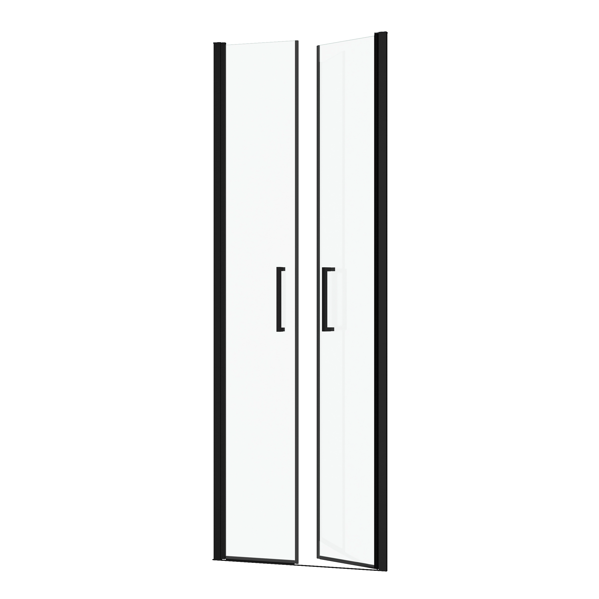 Porte de Douche Double Battant 70x200cm - Verre Trempé Transparent 6mm ...